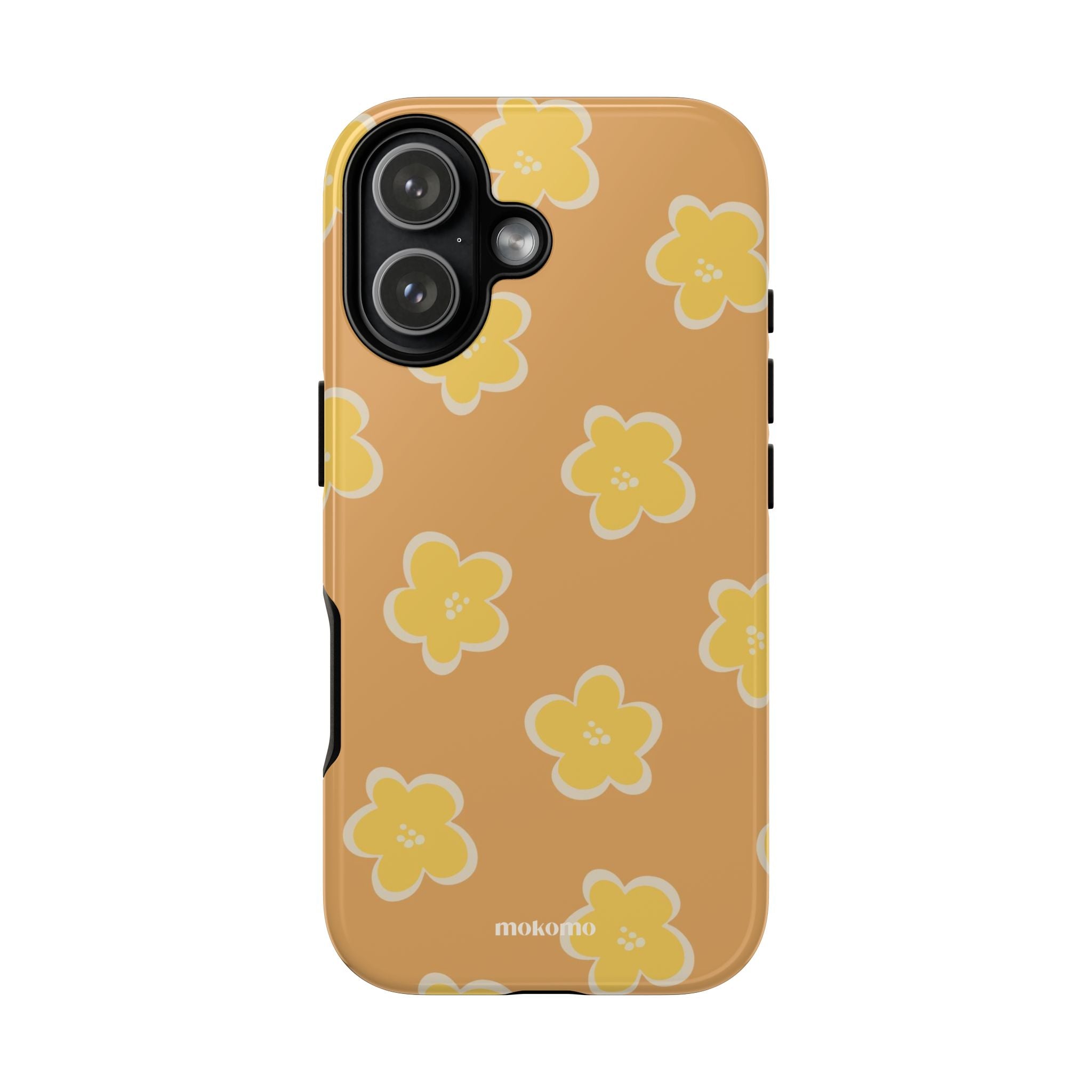 Yellow and Brown Flower Smartphone Case – Mokomo